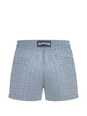 Vilebrequin Prince Of Wales Check Swim Shorts - Blue