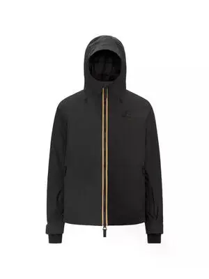 K-WAY Lesarcs Hooded Zip Jacket - Black