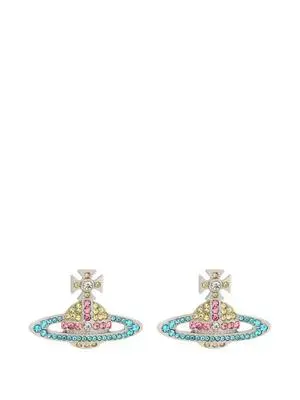 VIVIENNE WESTWOOD Kika Orb Embellished Earrings - Silver