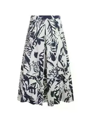 Antonelli Firenze Floral-print A-line Skirt