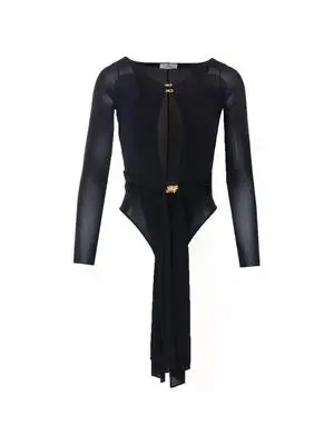 Elisabetta Franchi Long-sleeve Bodysuit - Black