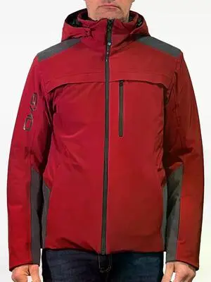 DKB Lunar Hooded Colourblock Jacket - Red