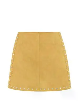 ZUT Studded Suede Mini Skirt