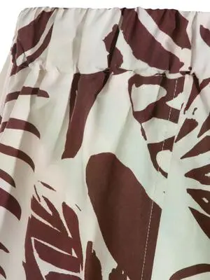Antonelli Firenze Floral-print A-line Skirt