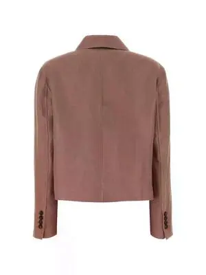 Brunello Cucinelli Linen Cropped Jacket