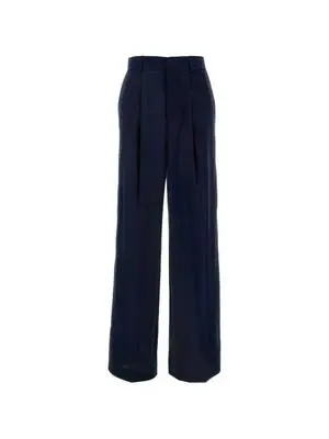 Alberta Ferretti Pleated Trousers - Blue