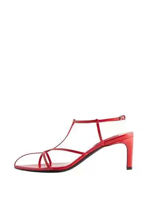 JIL SANDER Strap Heeled Sandals