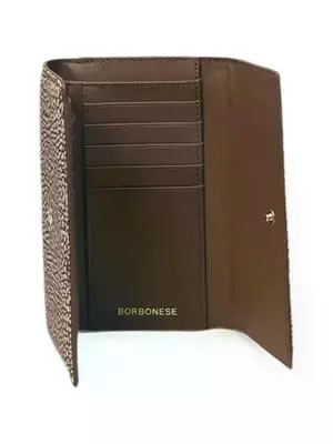 Borbonese Medium Classica Flap Wallet