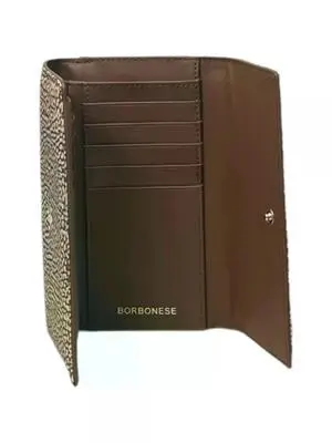 Borbonese Medium Classica Flap Wallet