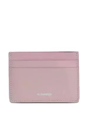 JIL SANDER Logo-detail Card Holder - Pink