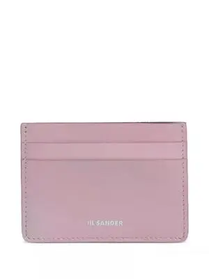 JIL SANDER Logo-detail Card Holder - Pink
