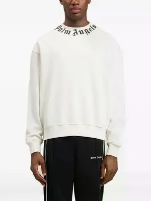 Palm Angels Neck-logo Sweatshirt