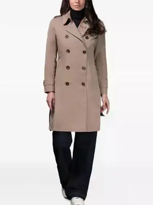 MOORER Giverny-ft Double-breasted Trench Coat