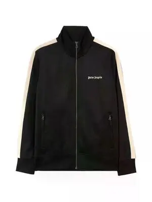 Palm Angels Logo Striped Jacket - Black