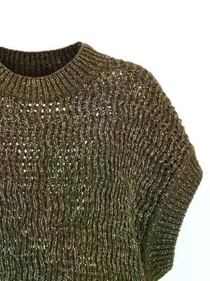 Max Mara Crew-neck Short-sleeve Sweater