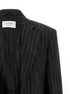 Sportmax Pinstripe Double-breasted Blazer