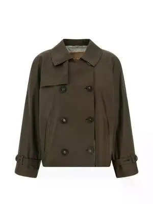 Max Mara Double-breasted Coat - Green