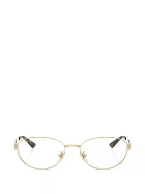 Ray-ban Oval-frame Glasses - Gold