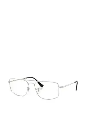 Ray-ban Rectangle Frame Glasses - Silver