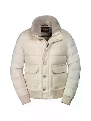 MOORER Padded Jacket With Removable Collar