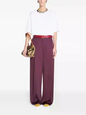 Dries Van Noten Crocodile-effect Buckle Belt