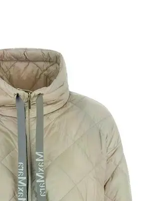 Max Mara Diamond-quilted Down Jacket