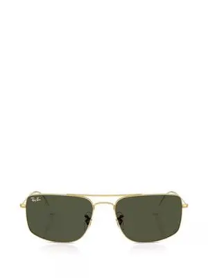 Ray-ban Square Metal Sunglasses - Gold