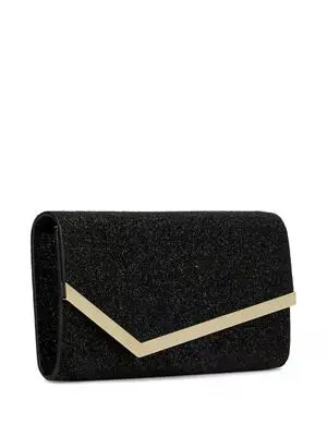 JIMMY CHOO Emmie Clutch - Black
