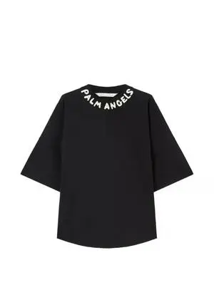 Palm Angels Logo-printed Crew-neck T-shirt