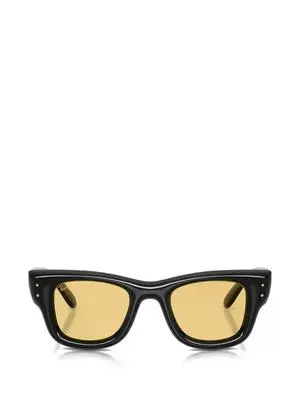 Ray-ban Stud Square-frame Sunglasses - Black