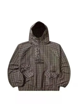 UMBRO Checked Hooded Anorak - Brown