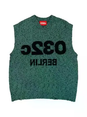 032C Logo-detail Knitted Vest
