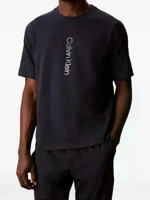 Calvin Klein Logo-detail Performance T-shirt - Blue