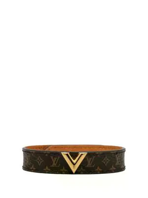 LOUIS VUITTON Monogram Essential V Bracelet 17 - Brown