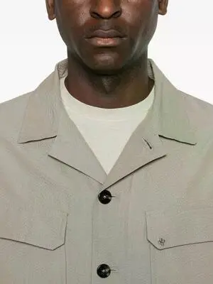 Tagliatore Chest-pocket Buttoned Shirt - Grey