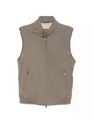 Corneliani Zip Sleeveless Gilet - Neutrals