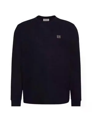 Calvin Klein Logo-patch Sweatshirt - Black