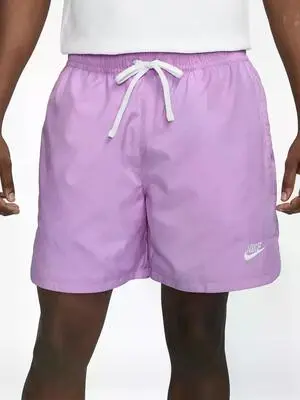 Nike Logo-embroidered Shorts - Purple
