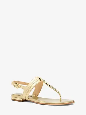 Michael Kors Metallic Sandals For Women