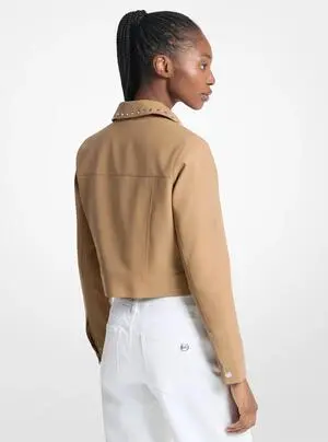 Michael Kors Studded Cropped Jacket