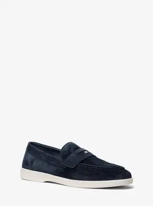 Michael Kors Wesley Suede Loafers - Blue