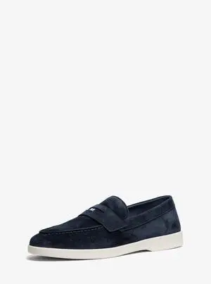 Michael Kors Wesley Suede Loafers - Blue