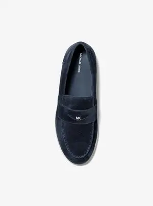 Michael Kors Wesley Suede Loafers - Blue