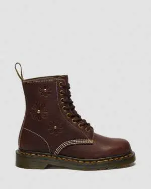 Dr. Martens 1460 Pascal Flower Leather Boots