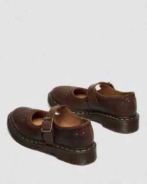 Dr. Martens Mary Jane Leather Shoes - Brown
