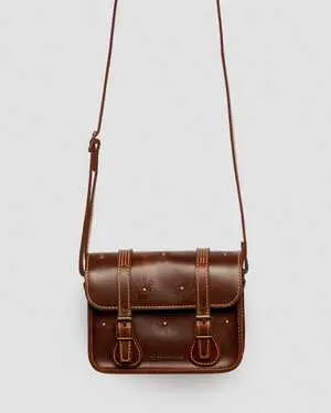 Dr. Martens 7 Inch Mayhem Leather Satchel - Tan