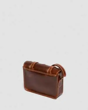 Dr. Martens 7 Inch Mayhem Leather Satchel - Tan