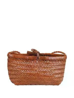 Dragon Diffusion Minsu Woven Cross Body Bag - Brown