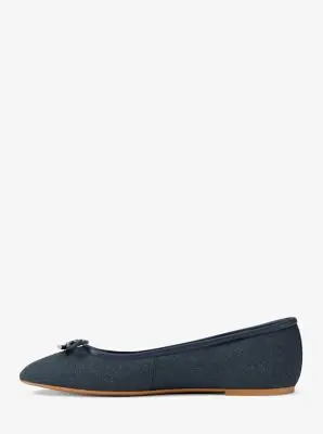 Michael Kors Savannah Denim Ballet Flat