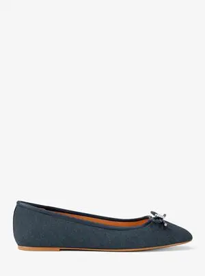 Michael Kors Savannah Denim Ballet Flat - Blue